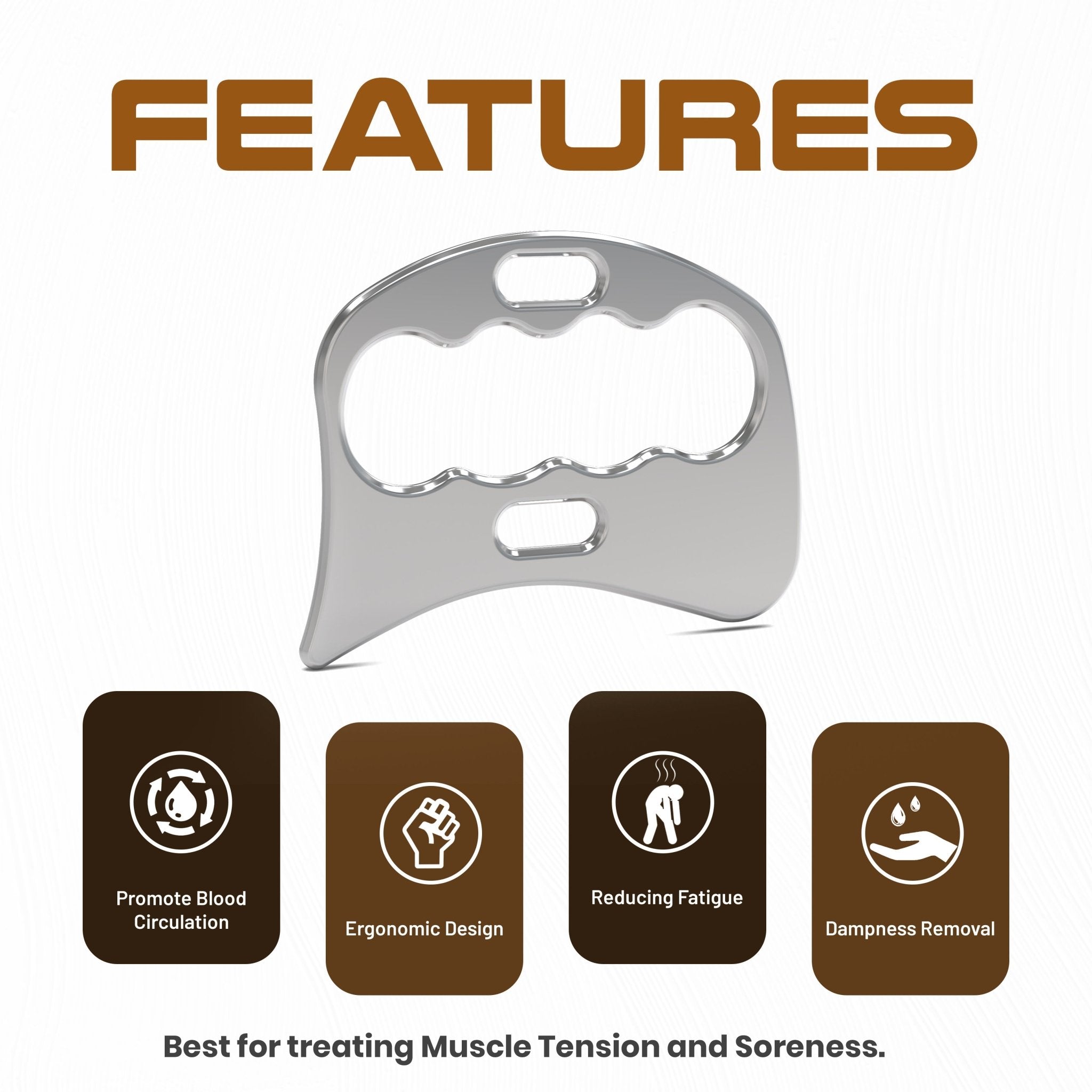 Muscle Scraper – Deep Tissue Massage & Recovery Tool – The Cut Factory
